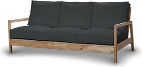 Potah na pohovku IKEA  Lillberg 3-místná nerozkládací barva šedá látka sametová
