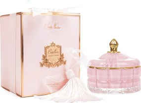 Côte Noire Art Deco svíčka Pink & Gold s vůní Champagne Rose
