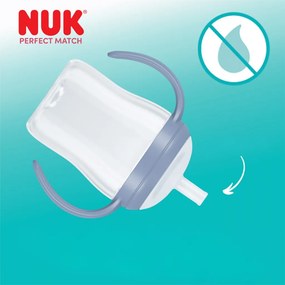 Kojenecká láhev NUK Perfect Match na učení s brčkem PENGUIN 150 ml