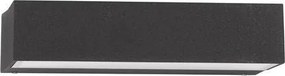 NV 9492570 Venkovní nástěnné svítidlo ZIRI antracitový hliník a čiré sklo LED 10W 3000K 220-240V 96st. IP65 - NOVA LUCE