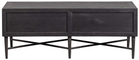 Konferenční stolek quebesto 120 x 60 cm černý MUZZA