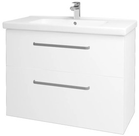 Dřevojas Koupelnová skříň BIG INN SZZ2 100 Varianta: M01 Bílá mat / Úchytka T01 / M01 Bílá mat