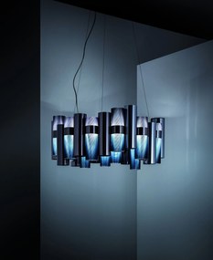 Slamp La-Lollo Gradient suspension L, designové závěsné svítidlo, 80W LED 2700K stmívatelné, průměr 80cm