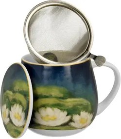 Porcelánový hrnek Monet Nenufars 430 ml se stíkem vícebarevný