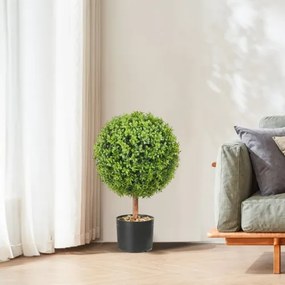 Umělé topiary Zimostrázové stromy, 61 cm vysoké (2 kusy)