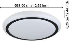 Eglo 900149 - LED Stropní svítidlo CAPASSO LED/14,6W/230V