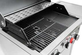 Plynový gril CALIFORNIA BBQ, 4 hořáky, s redukčním ventilem, stříbrná Penta CZ