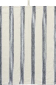 Kuchyňská utěrka Garn s pruhy 50 x 70 cm nebově modrá