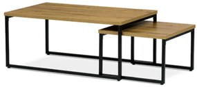 Konferenční stolek Autronic 100x43 cm přírodní MDF CT-619 OAK