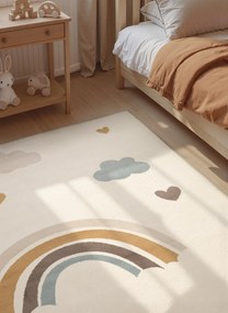 Hanse Home, Dětský koberec Adventures 106418 Cream Multicolor, 120x170, vícebarevná, dětský pokoj
