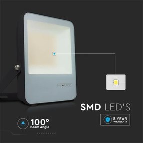 LED Reflektor LED/50W/230V 6400K IP65 černá