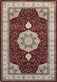 BE Koberec Anatolia 5328 RED - červený obdélníkový Rozměr: 70x100 cm