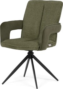Autronic Jídelní židle otočná DCH-F1146 Barva potahu: Zelená