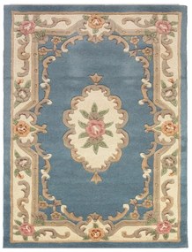 Modrý vlněný koberec 120x180 cm Aubusson – Flair Rugs