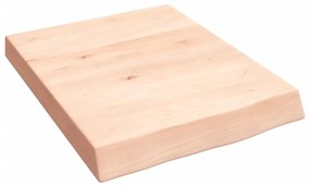 vidaXL Koupelnová deska 40x50x(2-6) cm neošetřené masivní dřevo