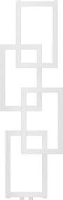 Mexen Grid, dekorativní koupelnový radiátor 1115 x 360 mm, 279 W, bílá, W215-1115-360-00-20