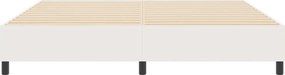 Rám platformy Krémová 200 x 200 cm Žebrovaná látka 3337429