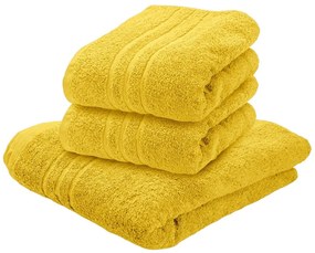 1x osuška COMFORT žlutá + 2x ručník COMFORT žlutý