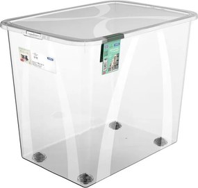 Úložný box s víkem a kolečky LONA 70 l