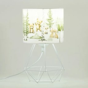 Dětská stolní lampa KIDS ROOM 1xE27/60W/230V pr. 18 cm zvířátka
