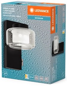 Ledvance - LED Koupelnové nástěnné svítidlo ORBIS FLAME LED/5,5W/230V IP44 černá
