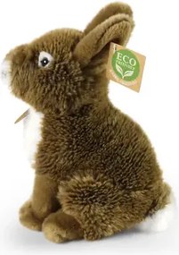 RAPPA Plyšový zajíc hnědý 20 cm / ECO-FRIENDLY / od 0 měsíců