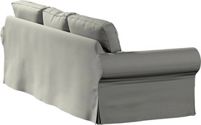 Potah na pohovku IKEA  Ektorp 3-místná, rozkládací STARÝ MODEL PIXBO barva šedá látka pletený vzor