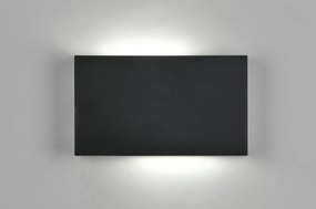Nástěnné designové černé svítidlo Knoxville Black