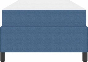Rám postele s matrací Modrá 90 x 200 cm textil 3399103