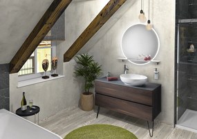 Sapho Sapho, VISO kulaté zrcadlo s LED osvětlením, průměr 50cm, VS050