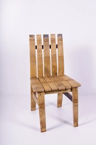 Nábytek ze sudu Židle jídelní dřevo: dub povrchová  úprava: nástřik lakem