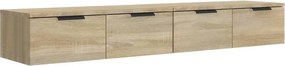 Nástěnné skříňky 2 ks dub sonoma 68x30x20 cm kompozitní dřevo 3115894