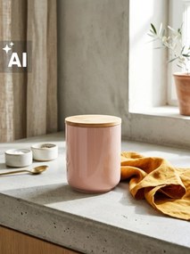 Sinsay - Nádoba na potraviny s víkem - pastelová růžová