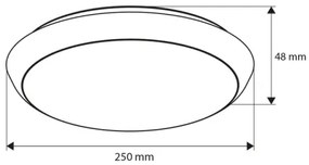 LED svítidlo McLED Calvia 18 12/15/18W CCT 3000/4000/6000K IP65 bílá/černá/stříbrná ML-411.011.42.0