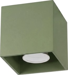 Sollux Lighting Stropní svítidlo QUAD 1 olivově zelené