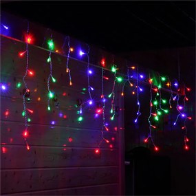 Vánoční světýlka LED záclona FLASH multicolor 1000 LED