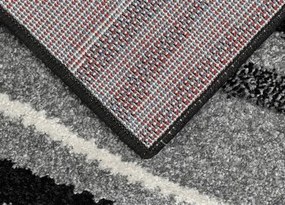 Koberce Breno Kusový koberec PORTLAND 1598/PH2V, Šedá, Vícebarevné, 200 x 285 cm