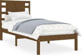 vidaXL Rám postele masivní dřevo 75 x 190 cm Small Single [3104181] Barva: Bílá