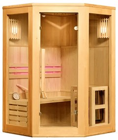 BPS-koupelny Finská sauna Relax  120x120, 1-2 osob