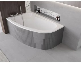 Mexen X-ST, polystyrenový plášť na rohovou vanu 240 cm, bílá, 55022-00