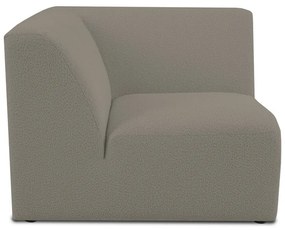 Světle hnědý modul pohovky z textilie bouclé (variabilní) Roxy – Scandic