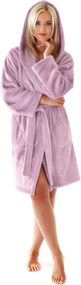 Krátký župan s kapucí Siena mauve 33 56 4353 - S/M