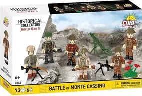 COBI 2063 Bitva o Monte Cassino / Sada figurek / 6 figurek / 73 dílů /