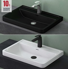 design černé umyvadlo COLOSUM G08 60-120cm