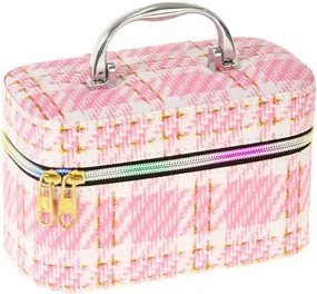 ADAR Kosmetický kufřík S se zrcátkem / 19 x 11 x 10 cm / Textil / od 3