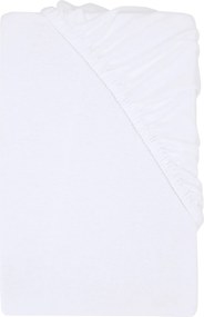 Livarno® Žerzejové napínací prostěradlo s podílem lnu, 140–160 x 200 cm (bílá)