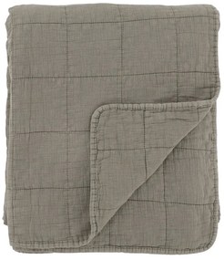Zelený přehoz s opraným vzhledem Aix Vintage Quilt - 130*180 cm