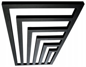 Regnis Kreon, topné těleso 550x1500 mm, 630W, černá, KR150/55/D550/BLACK