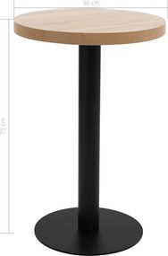 Bistro stolek světle hnědý 50 cm MDF 286418