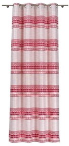 Červeno-béžový závěs 140x255 cm Doina – Mendola Fabrics